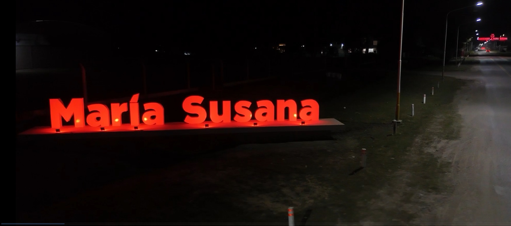 MARÍA SUSANA ESTRENA CARTEL DE BIENVENIDA | Región Emprendedora